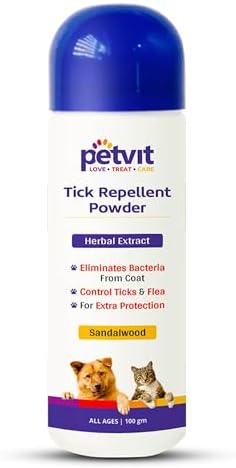 Heads Up For Tails Natural Anti Tick and Flea Powder for Dog & Cat ...