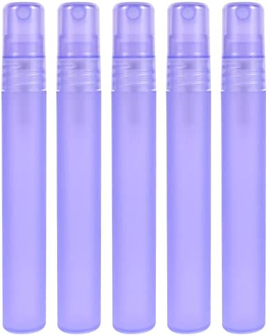 KINBOM 5pcs 10ml Perfume Atomizers Refillable, Matte Plastic Small Spray Bottles for Travel Fine ...