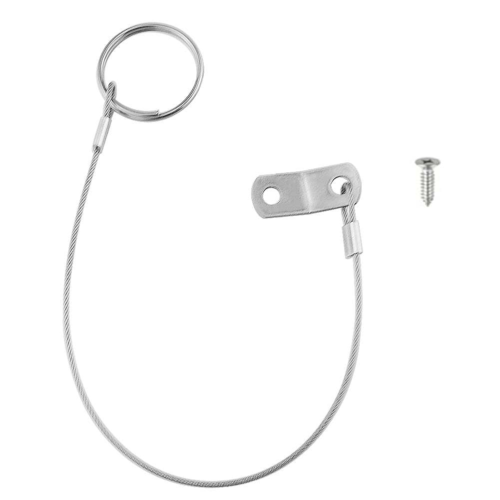 Steel Cable 6-Pack Stainless Steel Safety Tethers - 5.9" 316 Marine ...
