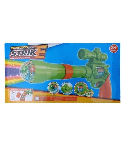 Patel sales Projection and Musical Strike Electric Toy Gun for Kids ...
