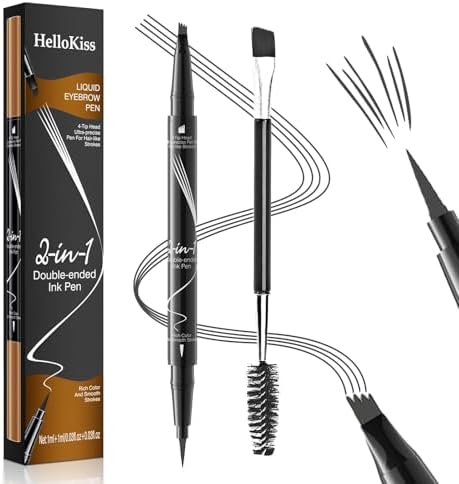 Amazon.com : 2024 New 2-in-1 Eyebrow Pencil with Gel,Waterproof Magic ...