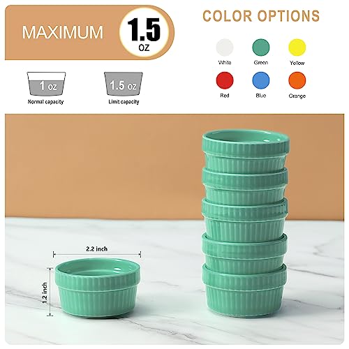 Snapklik.com : Porcelain Sauce Cups 1.5 Oz, Mini Ramekins Dipping Sauce ...