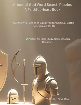 Amazon.com: Armor of God Word Search Puzzles: A Faithful Heart Book ...