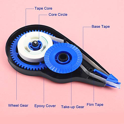 6 Pieces 10 m x 5 mm Correction Tapes Correct Correction Tape Tear ...