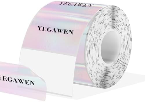 Amazon.com : YEGAWEN 3x2 Inch Transparent Thermal Labels Stickers ...