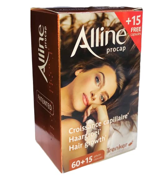 Alline hair growth ProCap anti-hair loss, composed of pure keratin ...