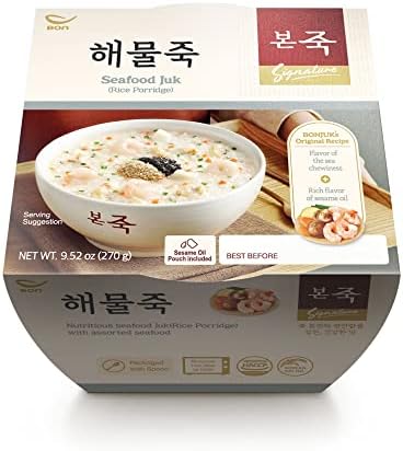 Amazon.com: BONJUK Seafood Juk(Porridge) Bowl - Korean soup stew Kfood ...