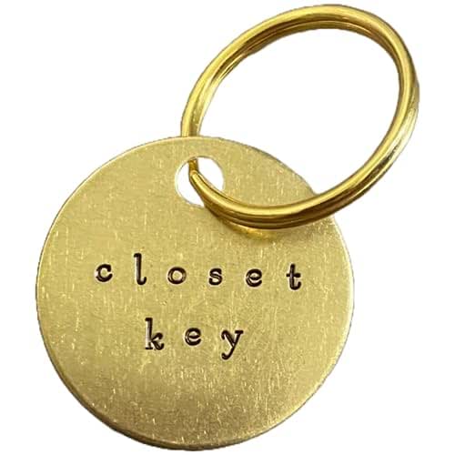 Amazon.com: Closet Key Label - Metal Keychain Identifier Tags with ...