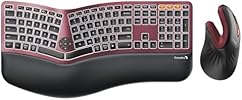 Amazon.com: ProtoArc Backlit Bluetooth Ergonomic Keyboard, EK01 Plus ...