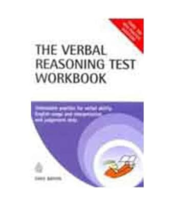 The Verbal Reasoning Test Workbook: Mike Bryon: 9788175545205: Amazon ...