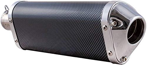 Heavy Duty HIGH Performance GLASSWOOL Triangle Carbon Silencer Exhaust ...