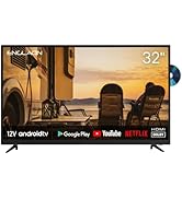 ENGLAON 22 Inch Full HD Smart TV with LED Google TV Display for Caravan ...
