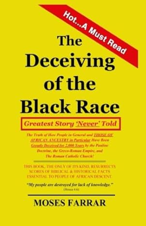 Amazon.com: The Deceiving of the Black Race: Greatest Story 'Never ...