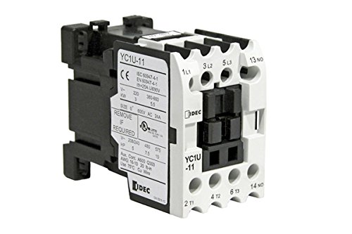 Amazon.com: IDEC YC1U-18A24 24 VAC Coil, 1 N.O-1 N.C, DIN Rail Mount ...