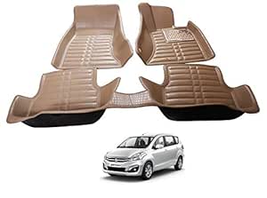 AYW: ALL YOU WANT Ethylene Vinyl Acetate, Plastic 5D Car Floor Mat for Maruti Suzuki ERTIGA ...