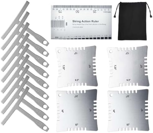 Amazon.com: 15 Pieces Guitar Luthier Tools Set Including Guitar Radius ...