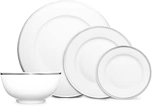 Amazon.com | Godinger Dinnerware Set - 16-Piece Set, 4 Each of 10.5 ...