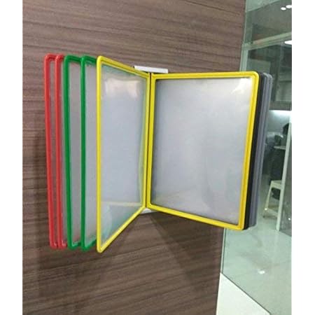 Infomate Plastic Wall Unit Hanging Display Pocket Documents Certificate ...