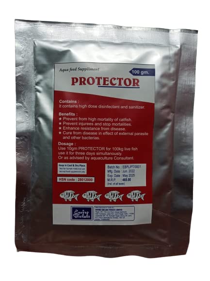 Enviro Biolabs Aqua Disinfectant and Sanitizer for Pond Water Fish ...