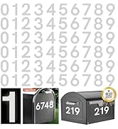 Amazon.com: 4 inch Reflective Mailbox Numbers for Outside Sticker ...
