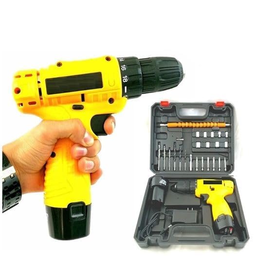 Sakar Drill Machine, Drilling tool Kit with Batteries, Drill Bits and ...