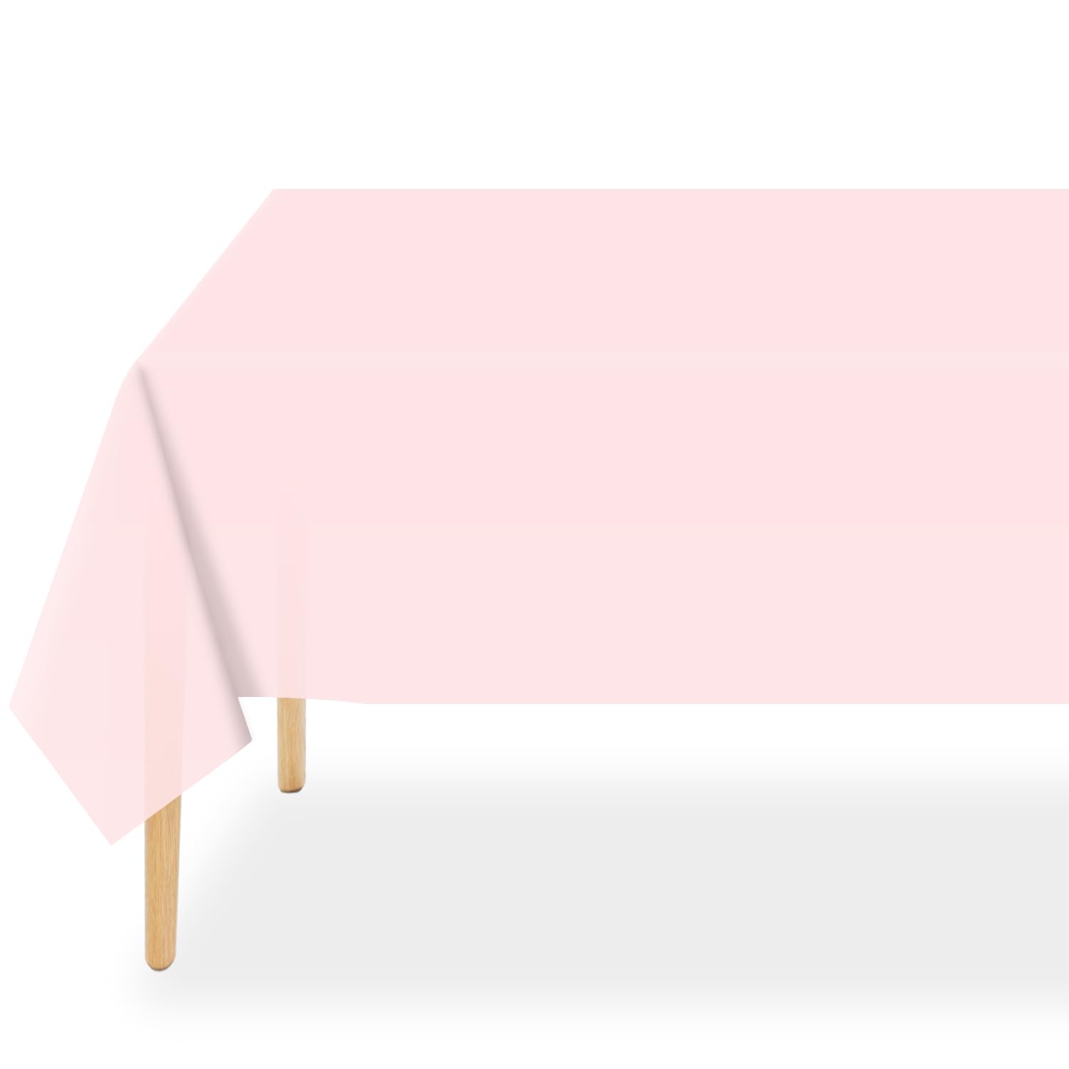 Amazon.com: QIKSION 6 Pack Pink Plastic Tablecloth Disposable Table ...