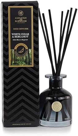 ASHLEIGH & BURWOOD | White Cedar & Bergamot | Reed Diffuser Gift Set ...