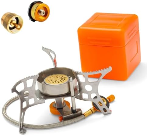 Amazon.com: Widesea 3500W Windproof Camp Stove,Camping Gas Stove, Small ...