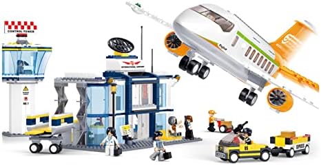 Sluban Aviation-International Airport Building Blocks Kit for Kids ...
