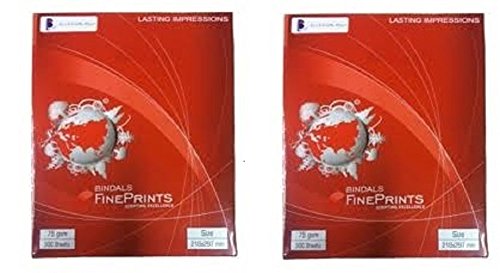 Bindal Paper 75 GSM A/4 (Pack of 2) : Amazon.in