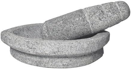 Buy NOMZ Kalvam Stone Mortar and Pestle – 2 Cup Capacity (10 Inches ...