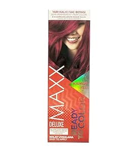 Amazon.com : MAXX DELUXE Semi Permanent Hair Dye, Color Depositing ...