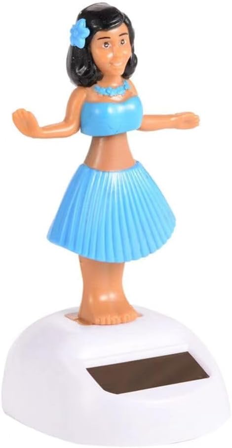 Amazon.com: Pxiryanlow Blue Solar Powered Dancing Hula Girl Dashboard ...