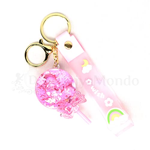 DAIYAMONDO Premium Keychain Of World Famous Pink Crystal Water Lollipop ...