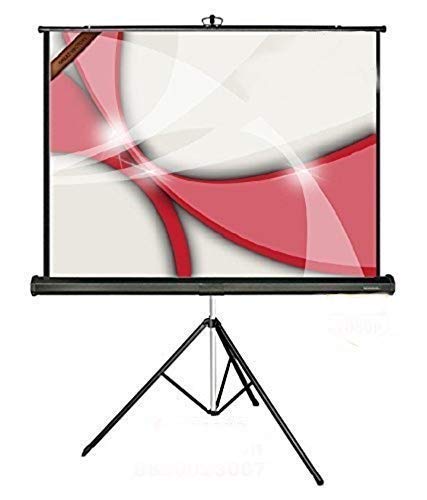 Spline Tripod Stand Projector Screen in 4:03 Ratio Aspect, Ultra HD, 4K ...