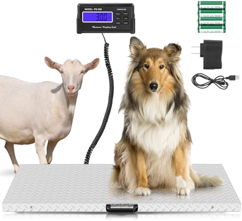Amazon.com: Redmon Extra Large 330 Pound Capacity Pet Scale Flat ...