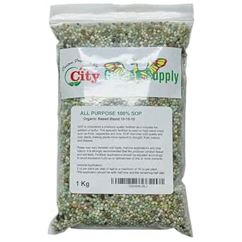 City Garden Supply All Purpose 10-10-10 Fertilizer, Organic Based Blend ...