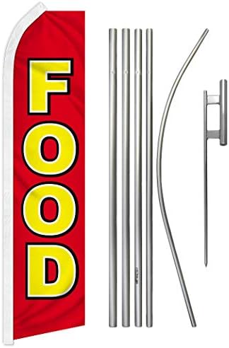 Amazon.com: Hot Wings Swooper Advertising Flag & Pole Kit - Perfect for ...