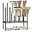 Amazon.com: PLKOW Boot Rack Organizer, Metal Free Standing Shoe Racks ...