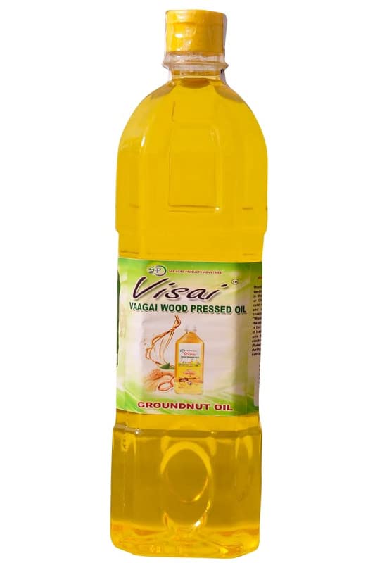 Visai Wood Cold Pressed Groundnut Oil - 1000 Militres | Peanut Oil ...