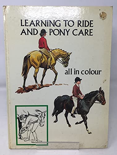 Learning to Ride and Pony Care: Amazon.co.uk: 9780001033047: Books