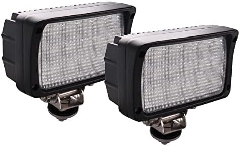 Lightronic 4x6 inch Rectangular Off-Road LED Work Light, 6000K Cool ...