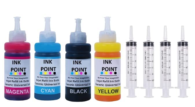 Refill Ink for HP Ink Cartridge Compatible Printers for HP DeskJet 2723 ...