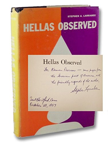 Hellas observed,: The American experience of Greece, 1775-1865 ...
