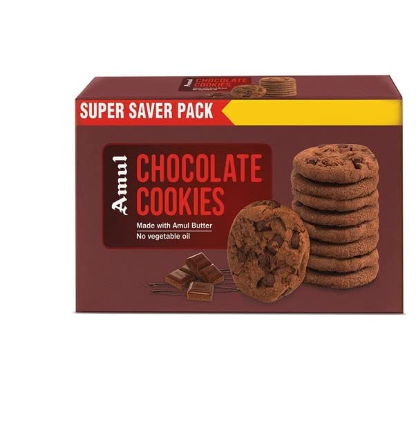 Amul Chocolate Cookies, 300Gm. (Pack of 2) : Amazon.in: Home & Kitchen