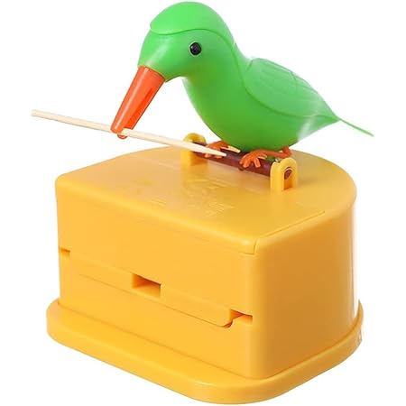 Amazon.com: Bird Toothpick Dispenser Cute Woodpecker Toothpick ...