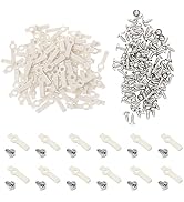 VIPMOON 100pcs Clip de Fixation Attache Ruban Led pour Bande Lumineuse ...