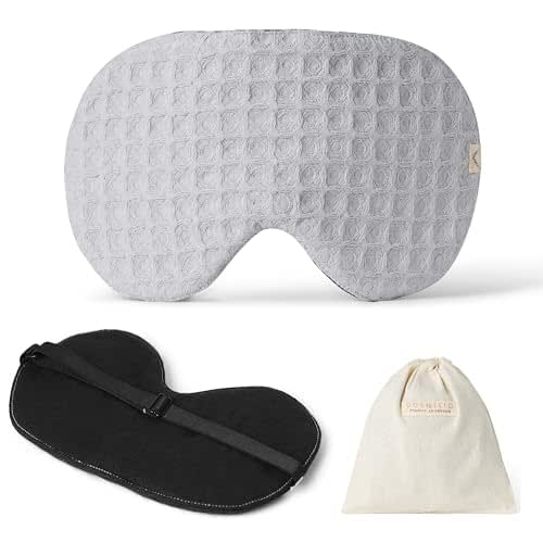 Amazon.com: Cotton Eye Sleep Mask Oversized for sleeping • Organic Oeko ...