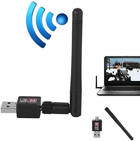 MICROWARE WiFi USB Adapter for PC & Raspberry PI - 300Mbps 2.4GHz ...