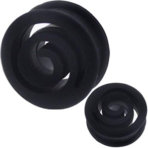 Amazon.com: 2 gauges 6mm 00g Plugs Ear gauges Gauge Tunnels Plug ...